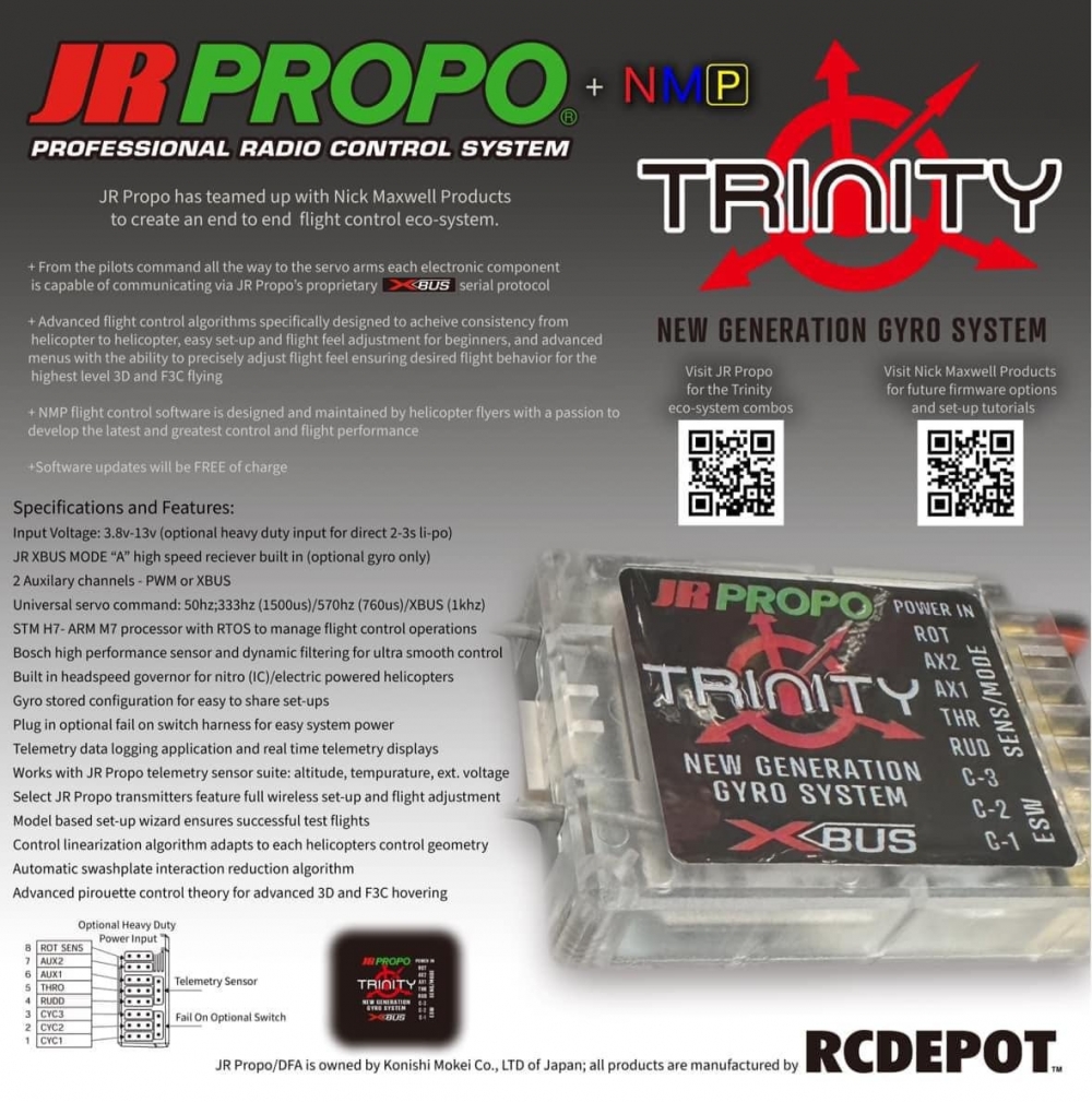 JR Propo Trinity gyro | JR Propo