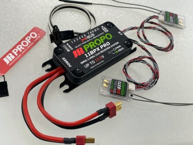JR Propo 11BPX PRO – 11ch DMSS Receiver Deans connector | JR Propo